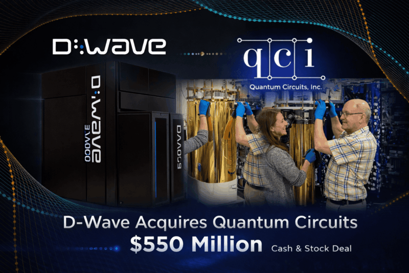 D-Wave Quantum to Acquire Quantum Circuits Inc. for $550 Million to ...