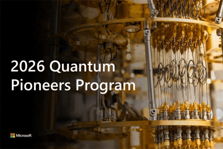 Microsoft Opens Applications for 2026 Quantum Pioneers Program ...